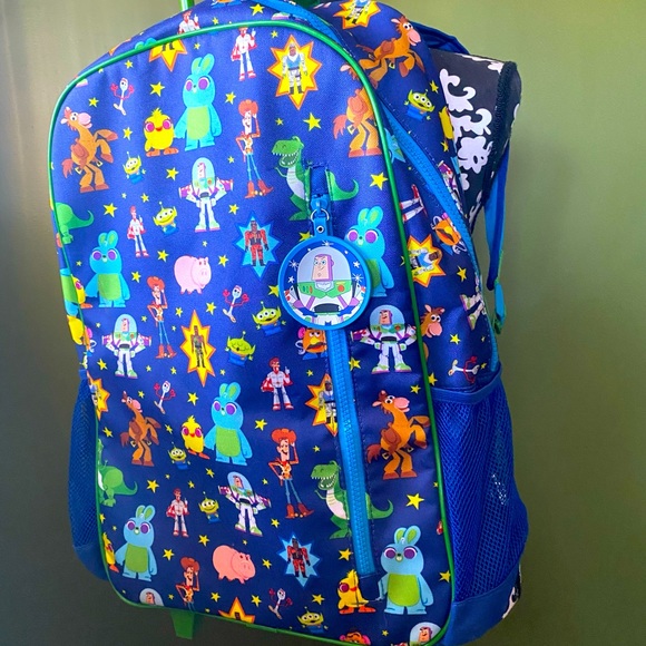 Disney | Bags | Toy Story Backpack With Wheels And Retractable Handle ...